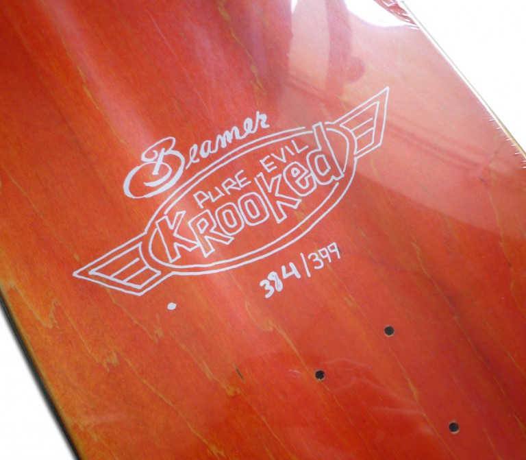 KROOKED PURE EVIL BIRD BEAMER DECK (10.75 x 34inch) デッキ クルキッド ビーマー gonz ...