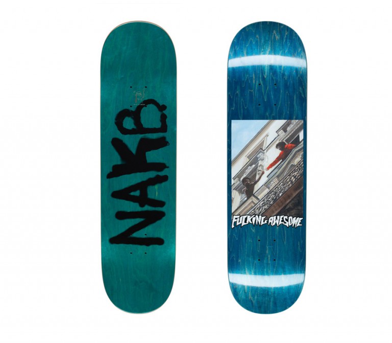 FUCKING AWESOME NAKEL SMITH / KEVIN BRADLEY PARIS DECK (8.18 x 31 ...