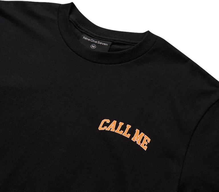 CALL ME 917 CALL ME BLACK TEE Tシャツ コールミー nine one seven アレックスオルソン