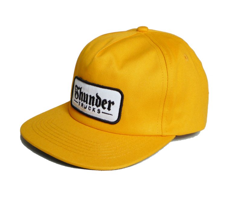 THUNDER SCRIPT PATCH SNAPBACK HAT キャップ サンダー