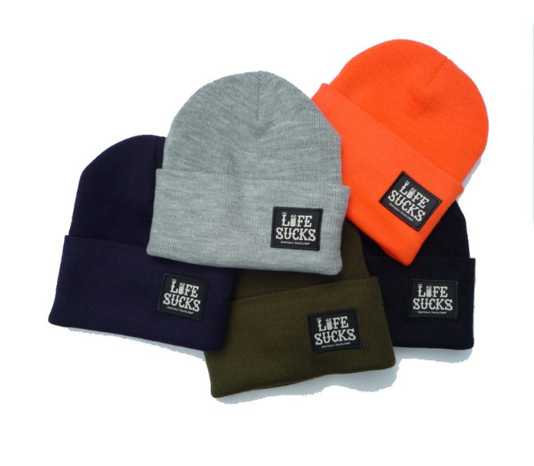 OURLIFE x IGNITION SKATE SHOP OUR LIFE SUCKS BEANIE アワーライフ イグニッション スケート ...